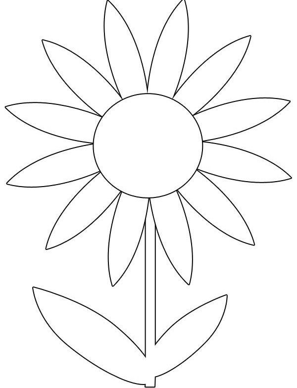 Color The Spring Flowers Worksheets 99Worksheets