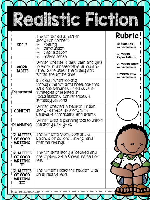 Realistic Fiction Writing Assessment Worksheets 99Worksheets