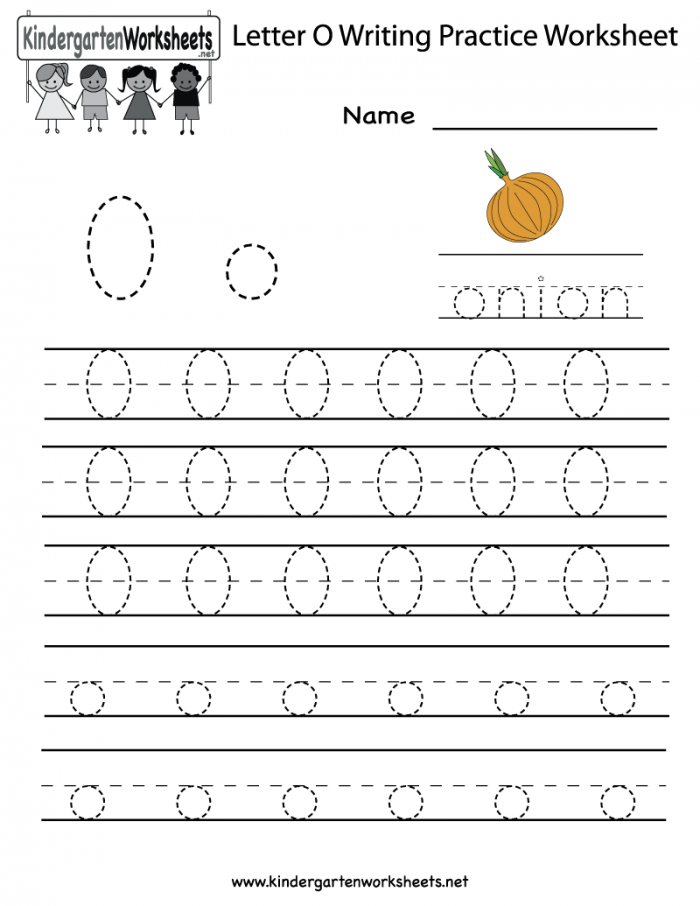 Letter O Tracing Practice Worksheets 99Worksheets
