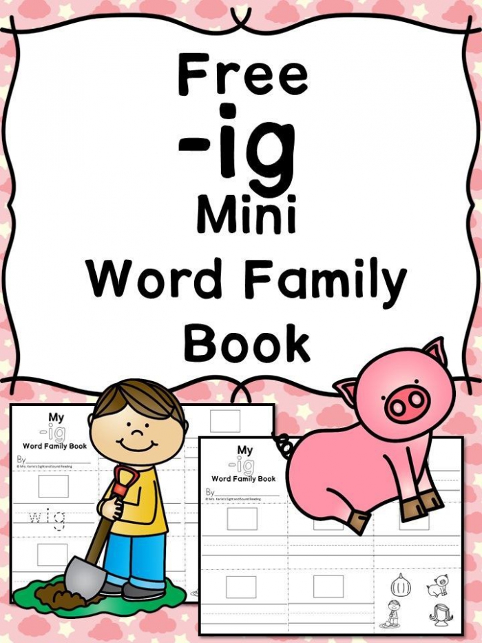 Welcome To Word Families Ig Words Worksheets 99Worksheets