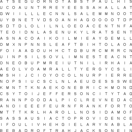 State Capital Word Search Worksheets 99Worksheets
