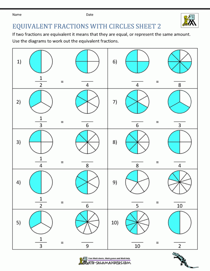 Fraction Practice Equal To 1 Worksheets 99Worksheets