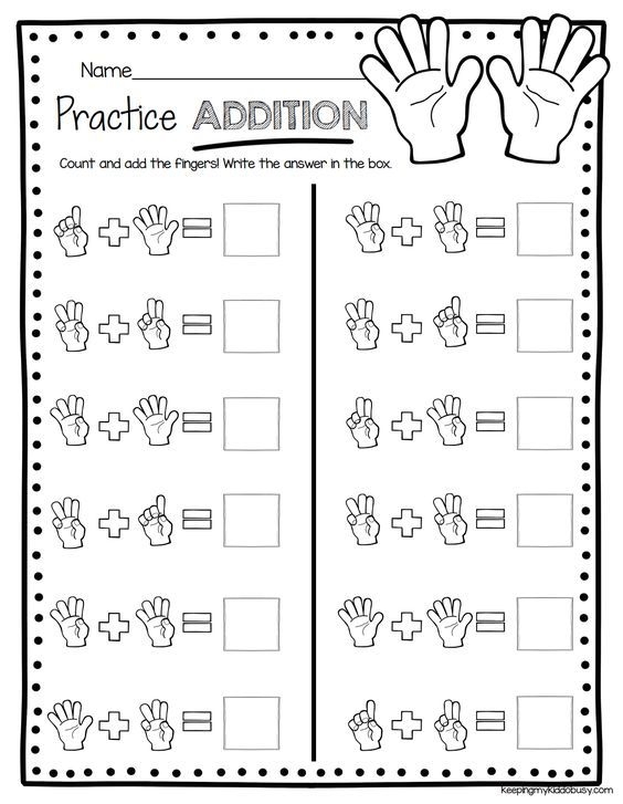 Addition For Kids Worksheets 99Worksheets