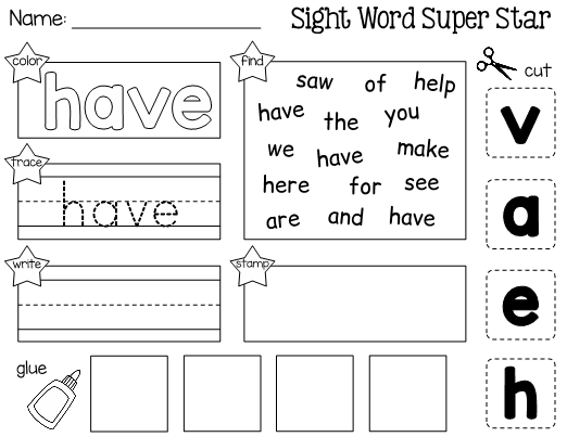 Kindergarten Sight Words Is To Make Worksheets 99Worksheets