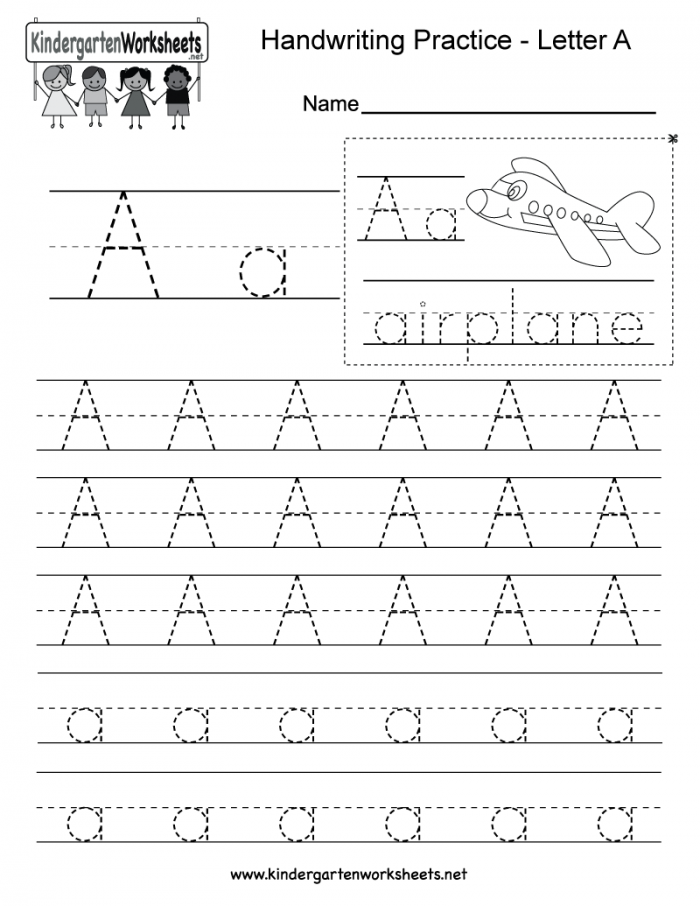 Alphabet Practice A Worksheets 99Worksheets