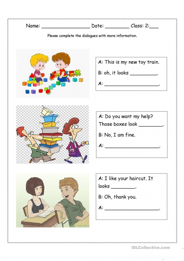 Practice Writing Dialogue Worksheet Worksheets For Kindergarten