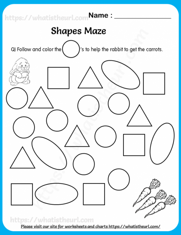 Flat Shapes Worksheets Free Download | 99Worksheets